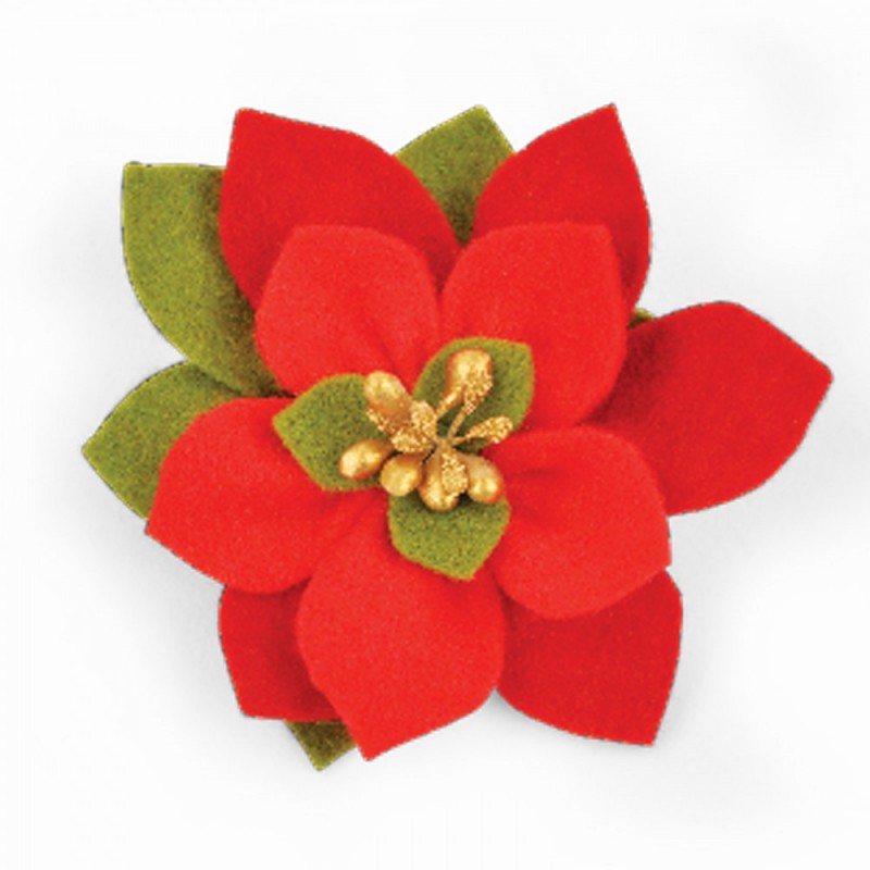 Fustella - Build a bloom Poinsettia by Sizzix - VINCIART
